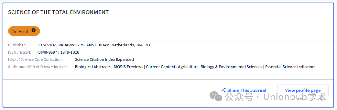 重磅预警！新增1本中科院2区SCI期刊被标记On Hold_jsv期刊-CSDN博客