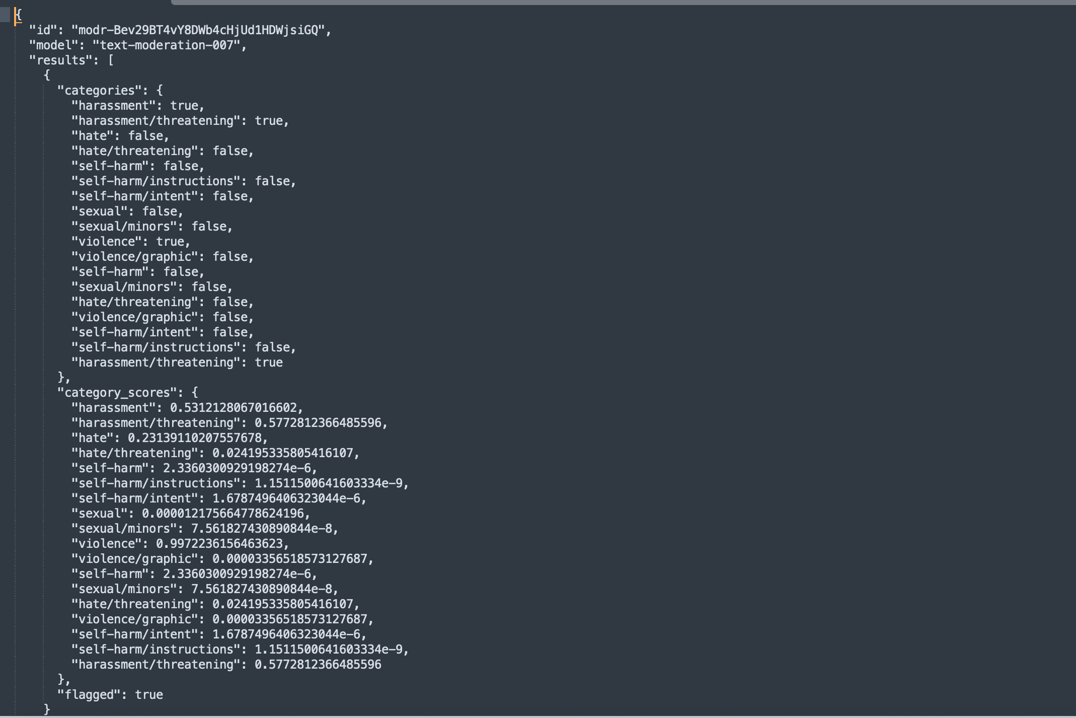 使用 OpenAI Moderation 实现内容审核-CSDN博客