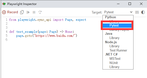 Python+Playwright自动化测试-录制生成脚本_playwright录制脚本-CSDN博客