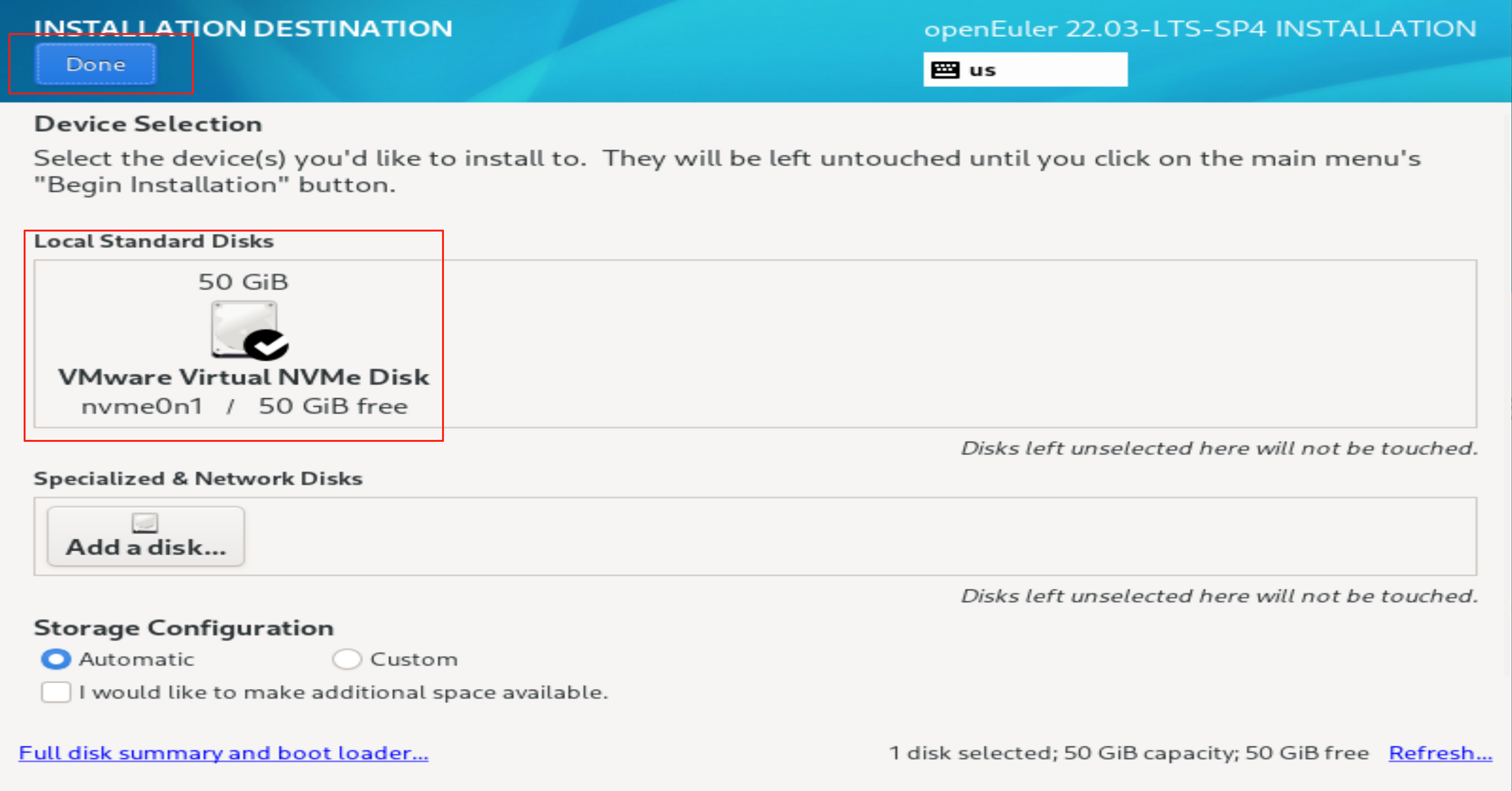 VMware安装openEuler22.03操作系统_openeuler 22.03-CSDN博客