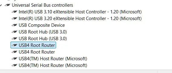 USB4 Root Router (001) — 解密 Windows 操作系统设备管理器中的关键设备_usb4根路由器-CSDN博客