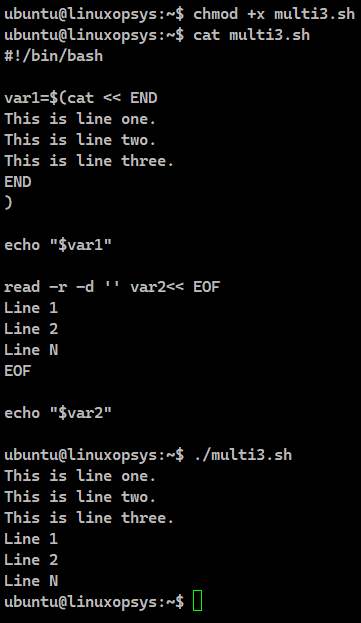 How to Create Multiline Strings in Bash-CSDN博客