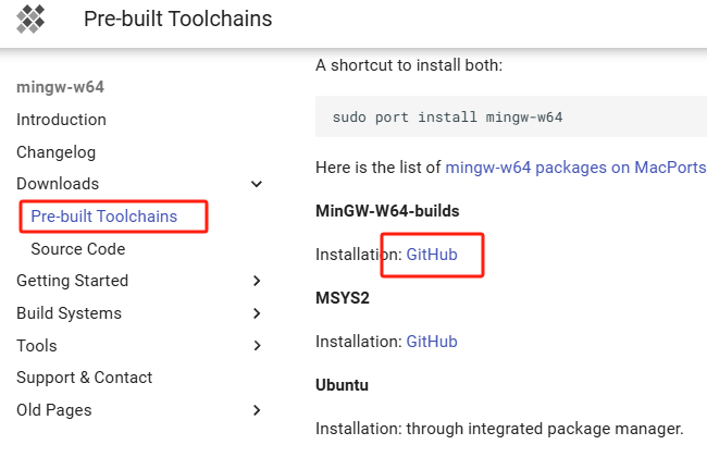 MinGW 版本介绍及下载安装-CSDN博客