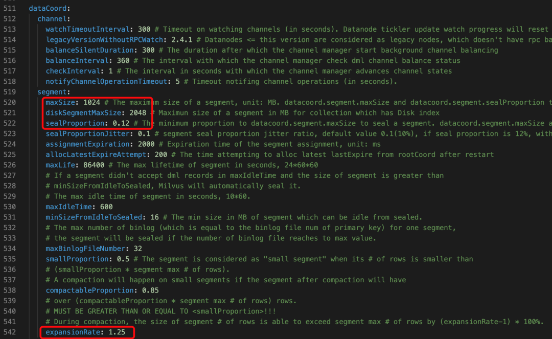 一文读懂Milvus核心参数，十分钟解决80% 的配置问题_milvus.yaml-CSDN博客