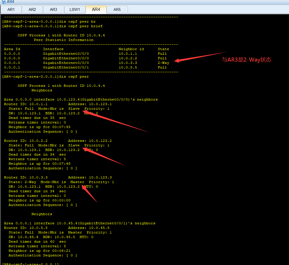 HCIP-Datacom-Core 1.3实验 OSPF 的邻接关系和 LSA-CSDN博客