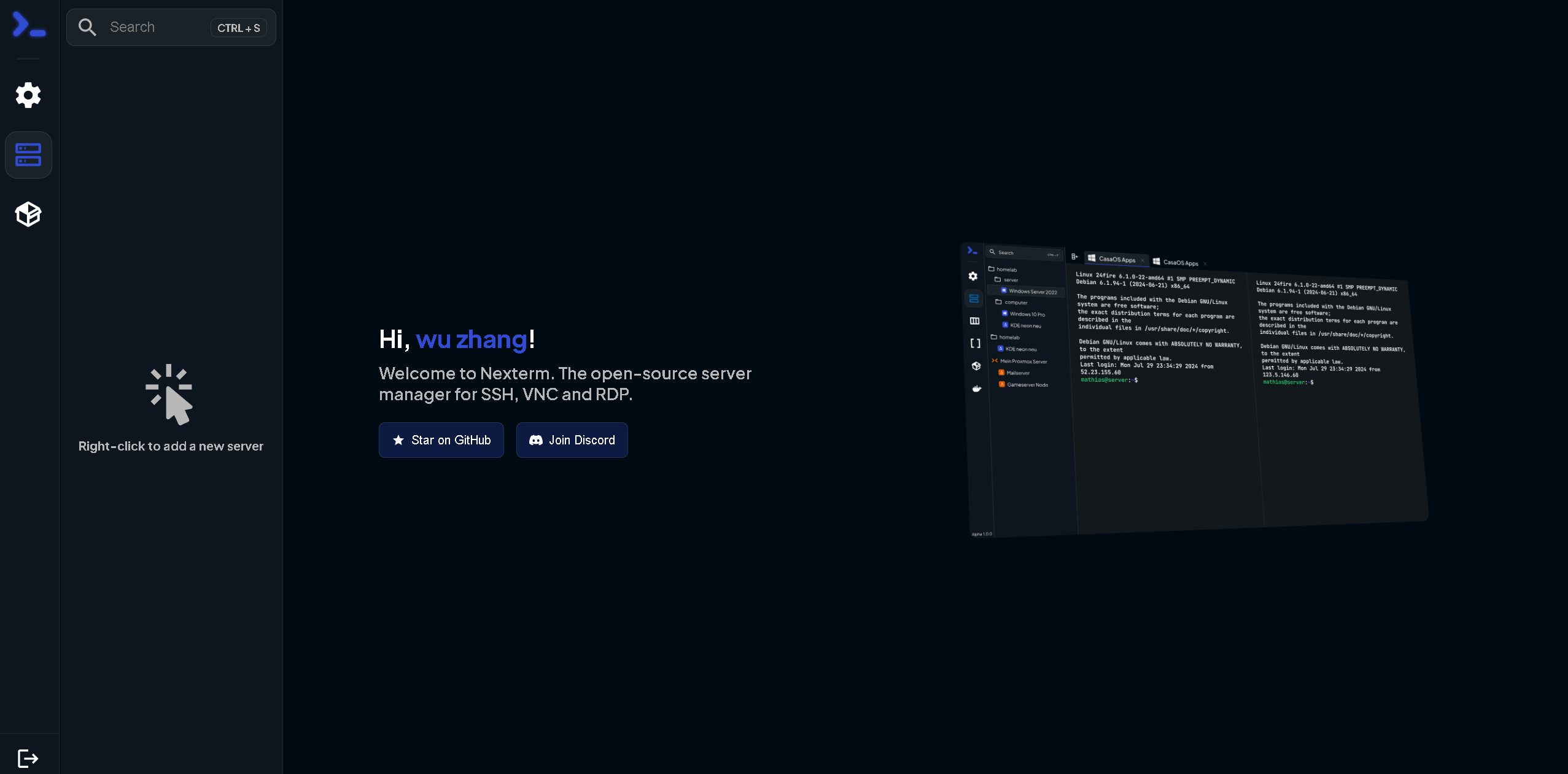 【Docker项目实战】使用Docker部署Nexterm服务器管理工具-CSDN博客