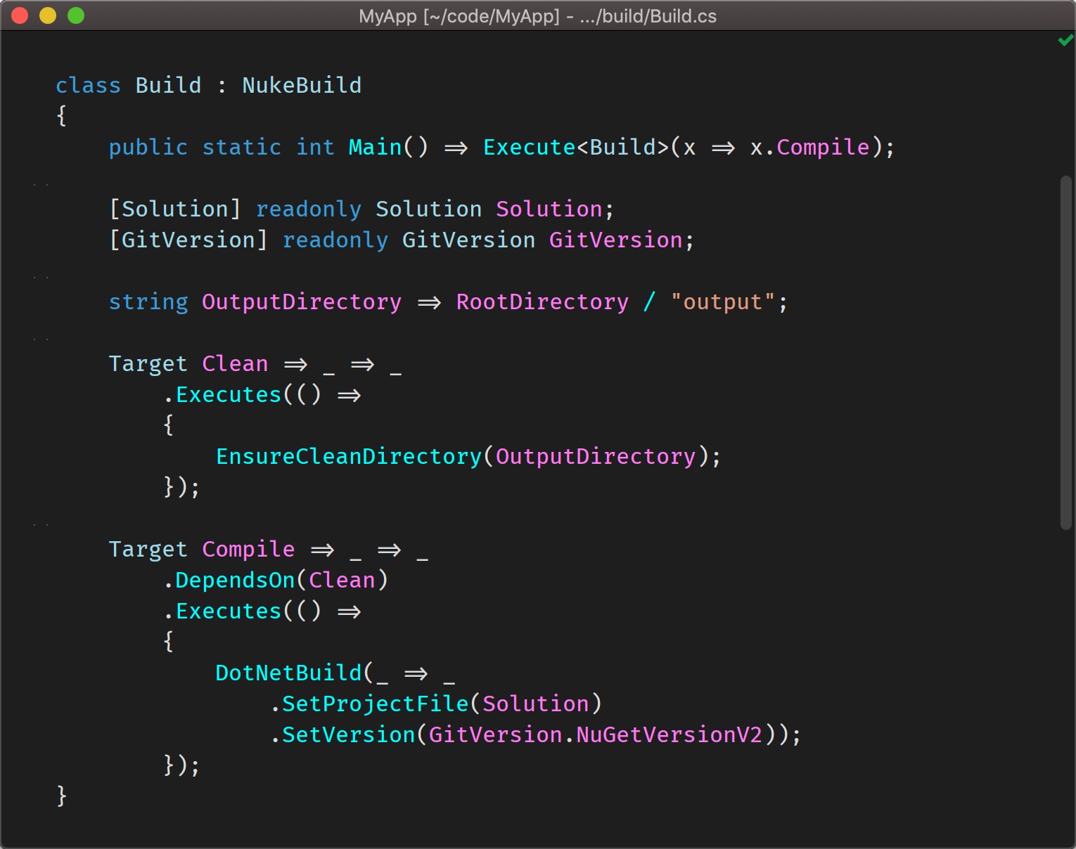 通过 Nuke 为 Dotnet Core 应用构建自动化流程-CSDN博客