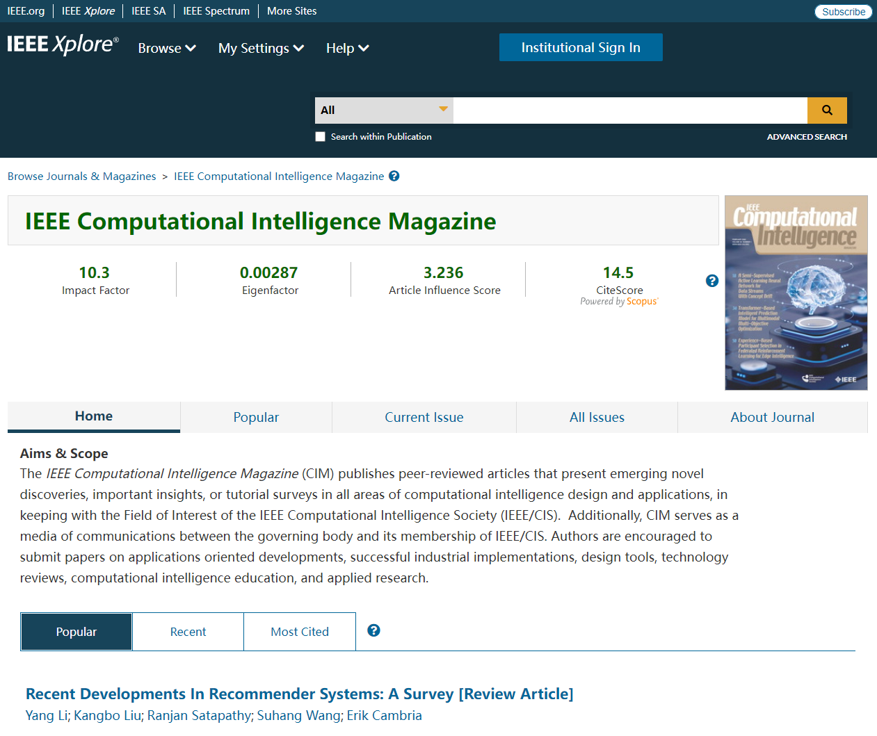 【计算机方向】中科院二区宝刊，IEEE系列神刊，IF=10.7，投中就是你的代表作！_ieee computational ...