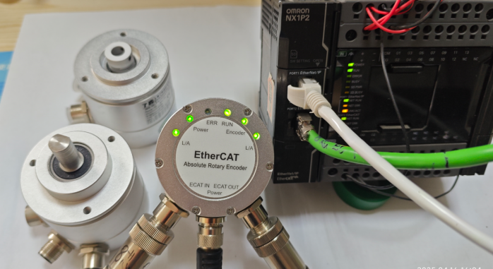 EtherCAT编码器与欧姆龙PLC NX1P2 Sysmac Studio应用教程-上海了淼GME-58L-EC系列_上海了淼ethercat总线编码器-CSDN博客