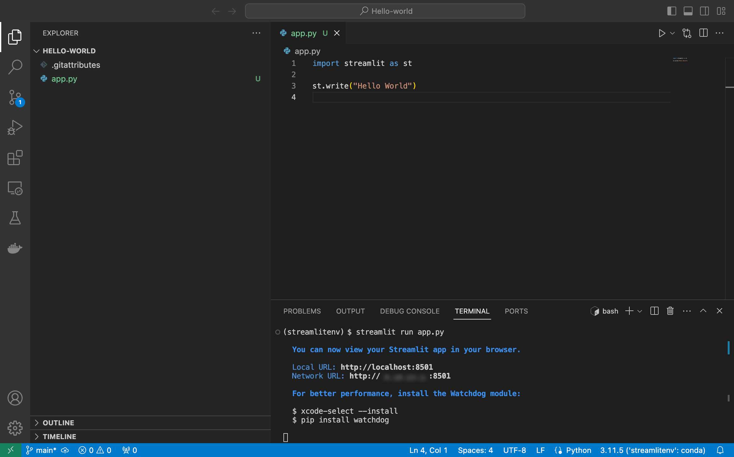 Streamlit 官翻 1 - 入门指南 Get Started_streamlit中文手册-CSDN博客