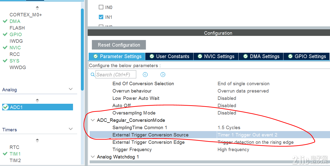 【STM32C092RC 测评】+使用定时器启动ADC通过DMA存储数据实验-CSDN博客