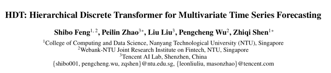 AAAI2025 Oral|HDT:离散表示 + 分层建模，破解多元时间序列预测的维度与长度难题！_hdt: hierarchical discrete transformer for ...