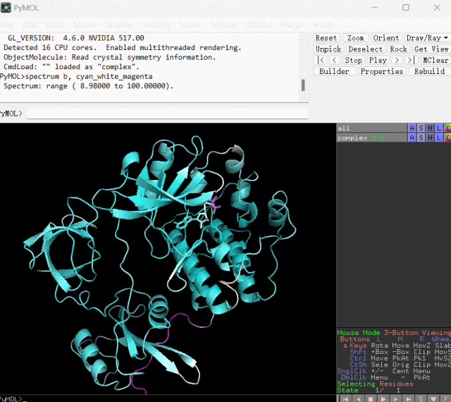 盘点6个PyMoL实用技巧，加速分析绘图_pymol疏水性分析-CSDN博客