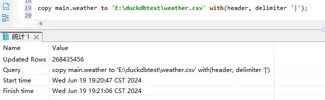 极致丝滑：五分钟用DuckDB玩转超亿级CSV_duckdb csv-CSDN博客