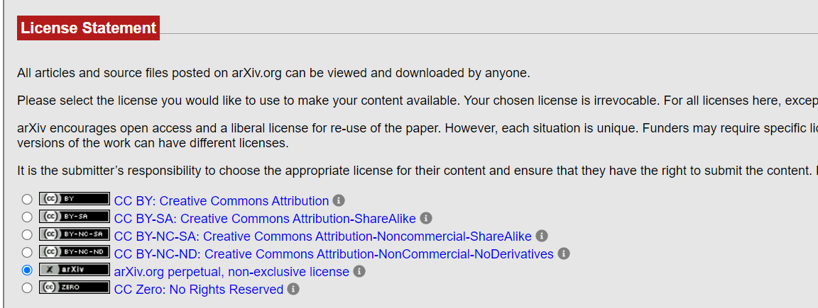从Overleaf上传论文到Arxiv_arxiv license statement-CSDN博客