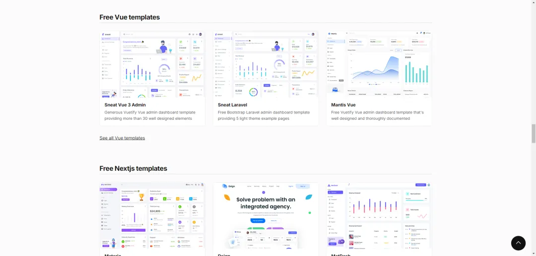 全网最全！1500+ 免费、美观的前端网页模板，建站神器（包括HTML、Vue、Angular、React等）！-CSDN博客