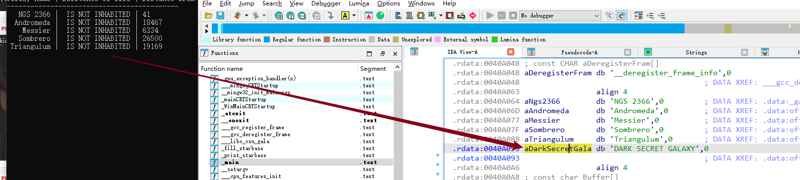 攻防世界逆向题：secret-galaxy-300-CSDN博客