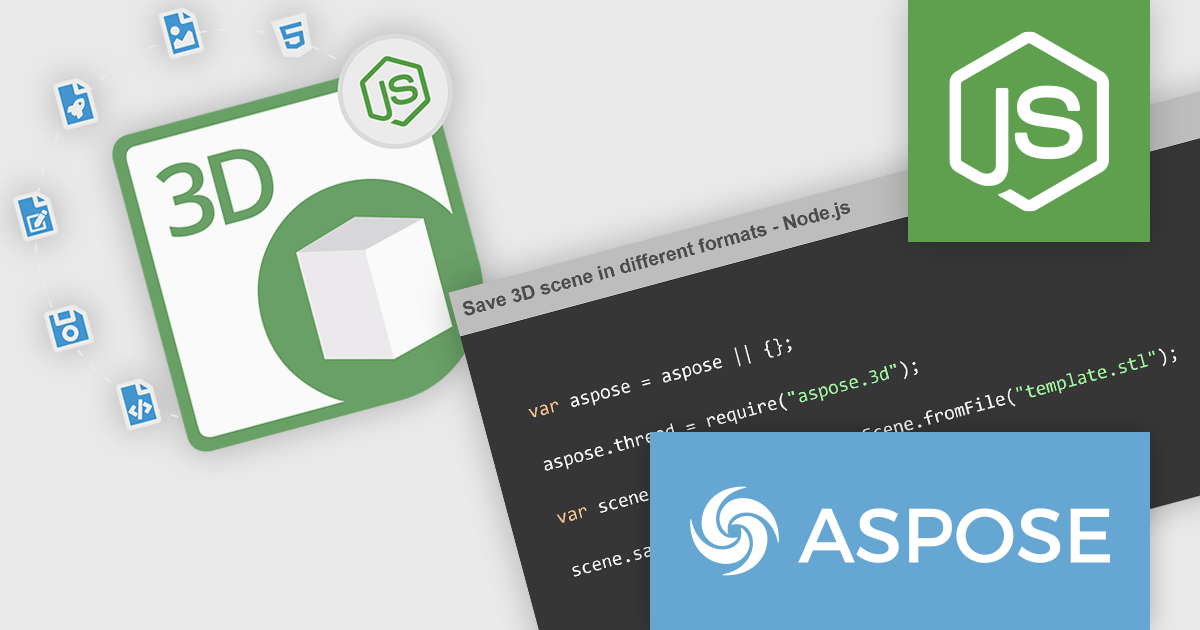 Aspose.3D在 Node.js 中自动化 3D 工作流程-CSDN博客