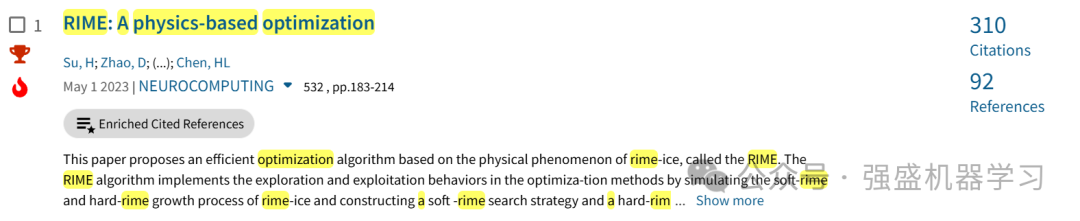 霜冰优化算法(RIME)-SCI高被引算法-公式原理详解与性能测评 Matlab代码免费获取-CSDN博客