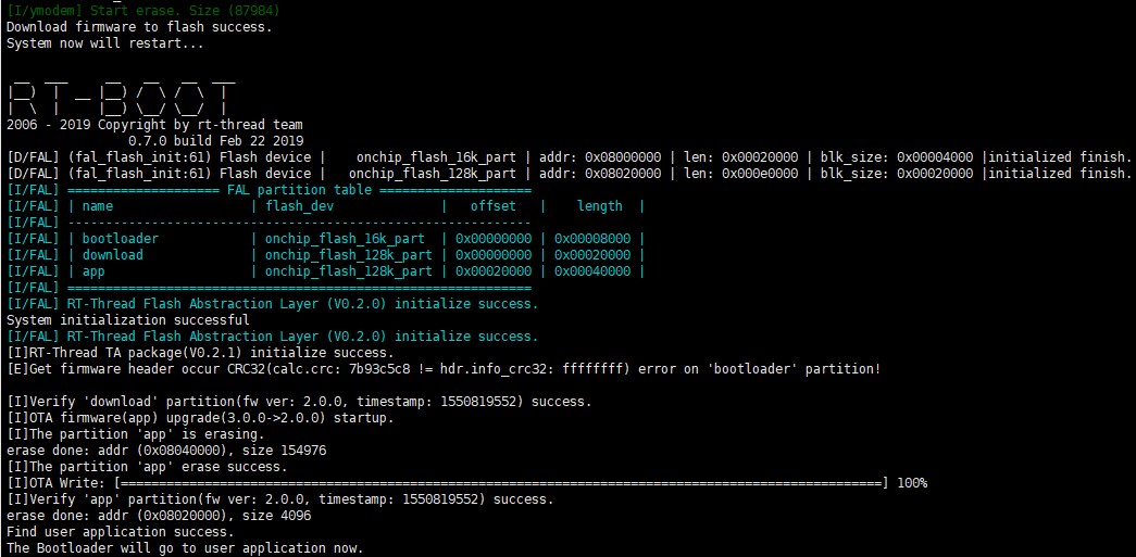 rt-thread学习之路第八十四章——STM32通用bootloader_rtthread bootloader-CSDN博客