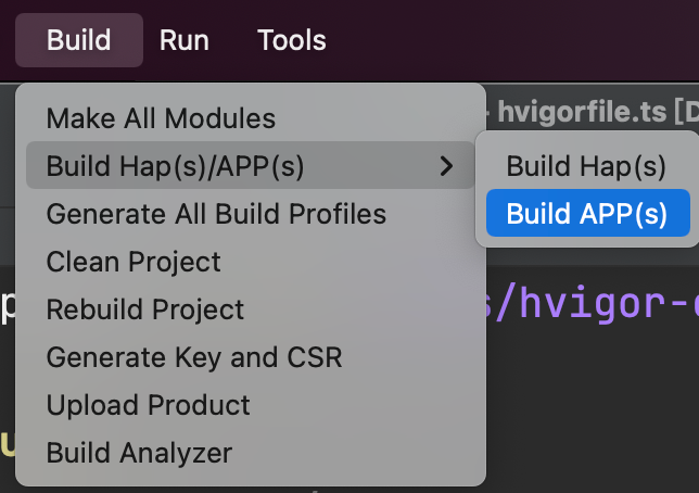 鸿蒙开发：hvigorw，编译构建，实现命令打包-CSDN博客