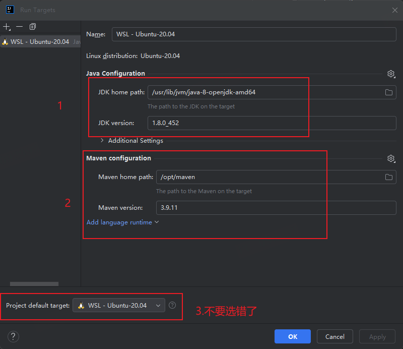 Windows + wsl + idea配置Spring Boot项目_idea wsl-CSDN博客