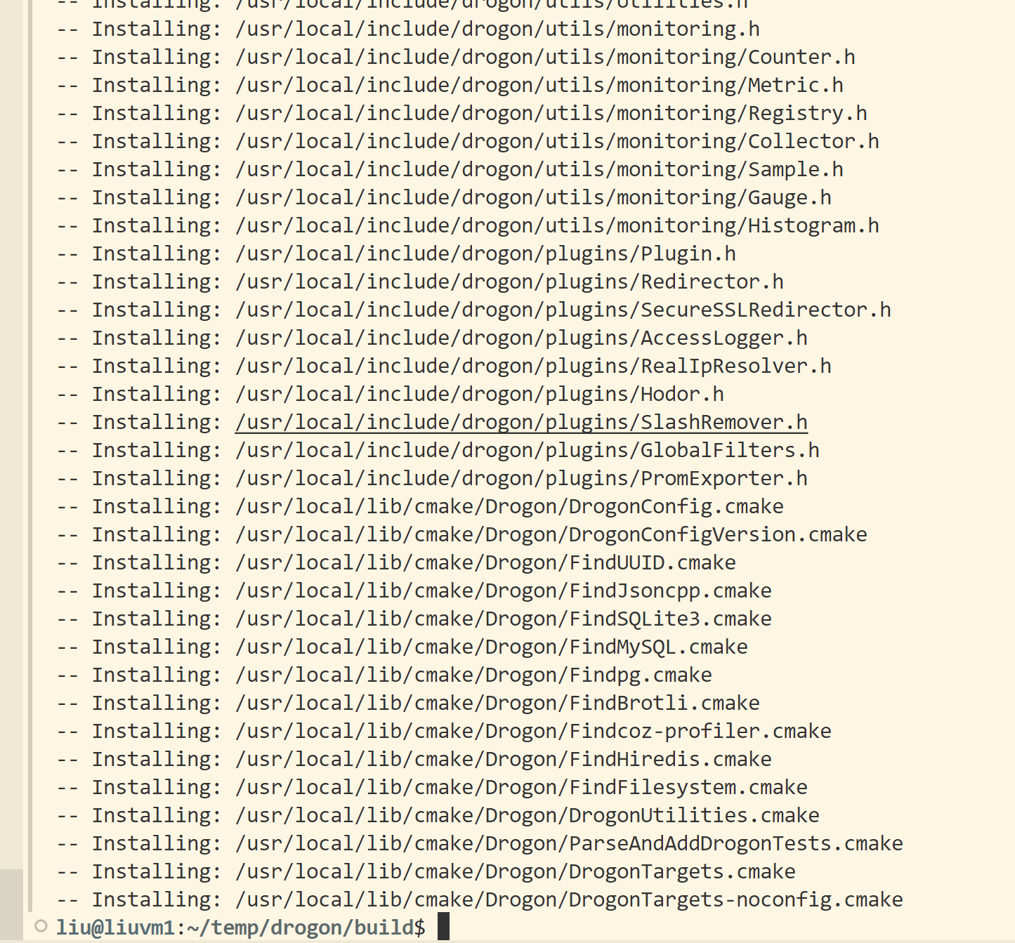 Drogon：安装C++的高性能Rest和WebSocket框架_c++后端drogon-CSDN博客