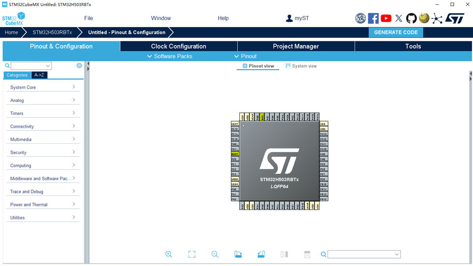 [STM32H5]STM32 Nucleo-64测评】+环境搭建与CubeMX点亮LED灯-CSDN博客