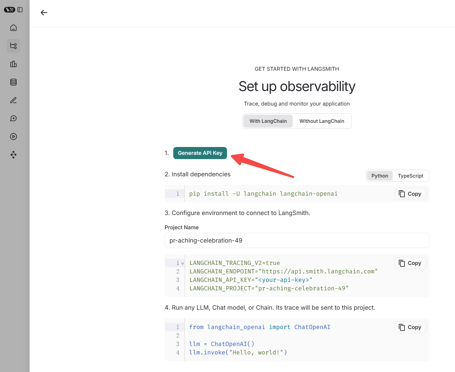 一文教会你使用 LangSmith 搭建 AI 应用监测平台_langsmith使用-CSDN博客