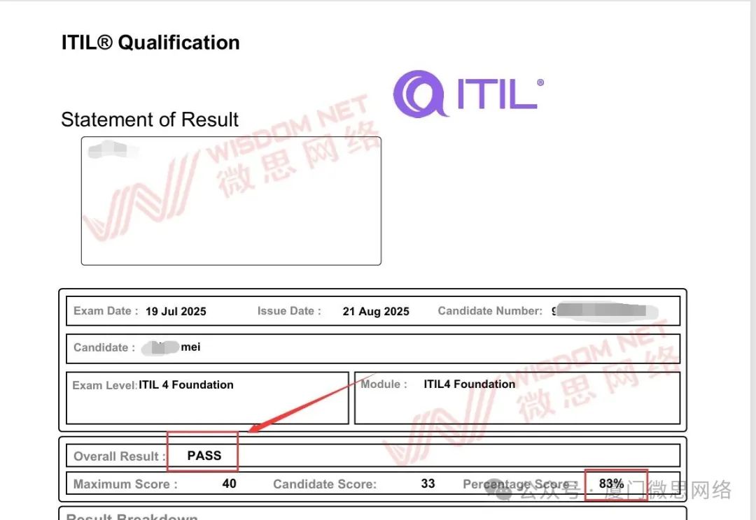 考过了！ITIL® 4 Foundation 证书到手_itil证书-CSDN博客