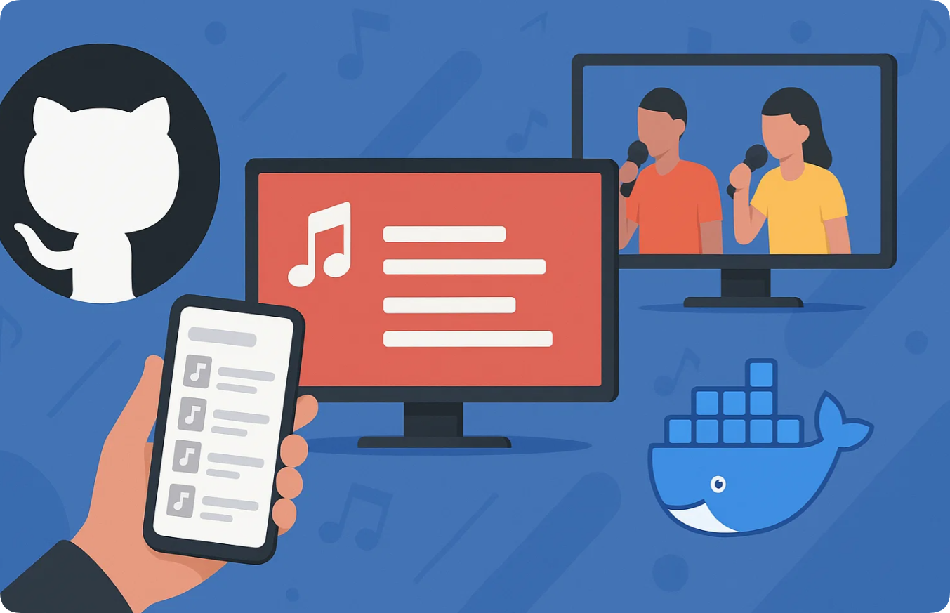 开源神器 KaraokeEternal：自托管无广告，手机点歌 + 多房间 KTV，Docker 一键搭！-CSDN博客