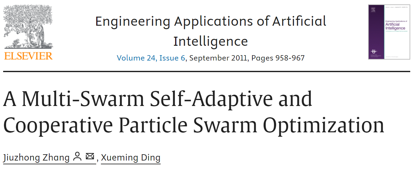 SCI2区TOP EAAI：多群体自适应协同粒子群算法MSCPSO，深度解析+性能实测_eaai是sci几区-CSDN博客
