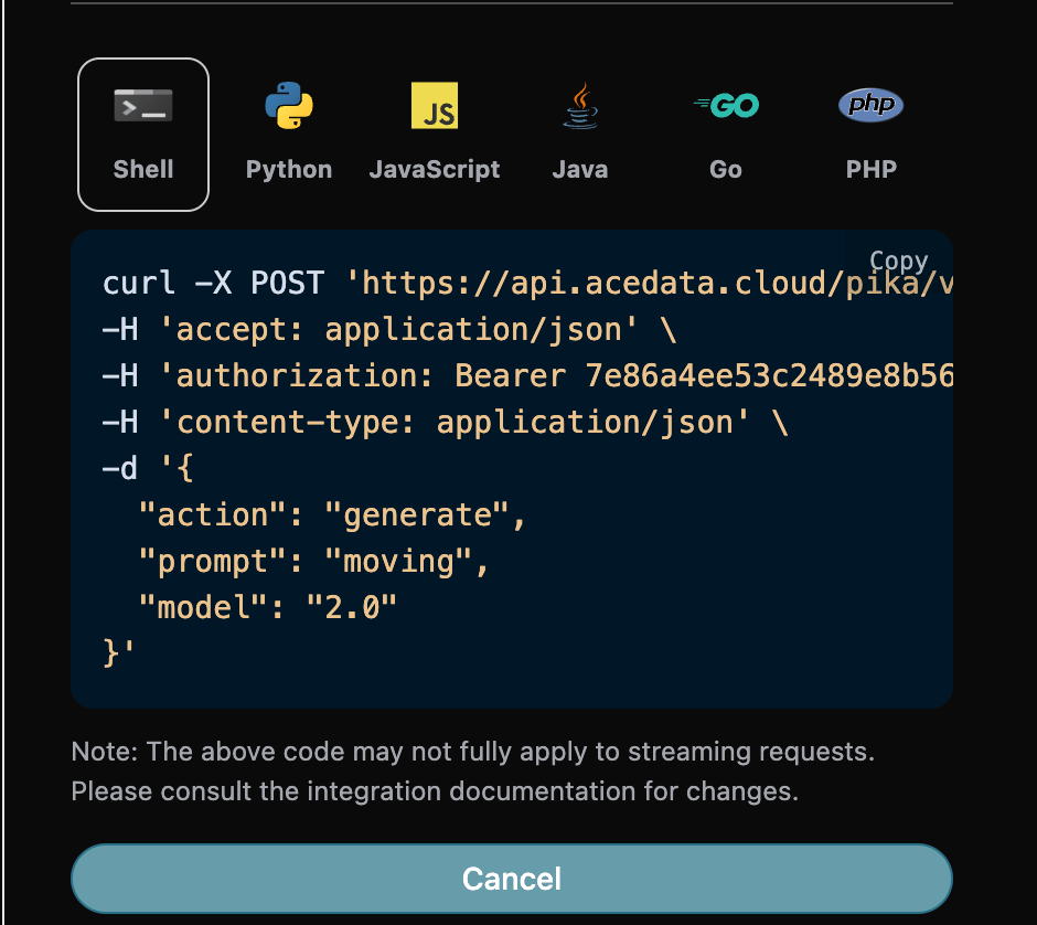 Pika Videos Generation API 对接说明_pika api怎么申请-CSDN博客