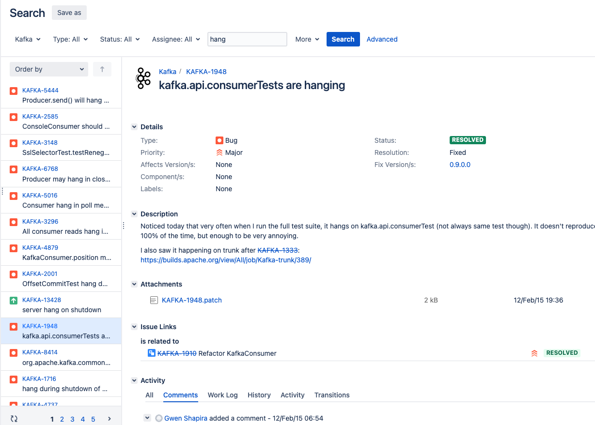 线上环境Kafka hang住了？我们怎么是处理的？_kafka线程持续运行是什么原因-CSDN博客