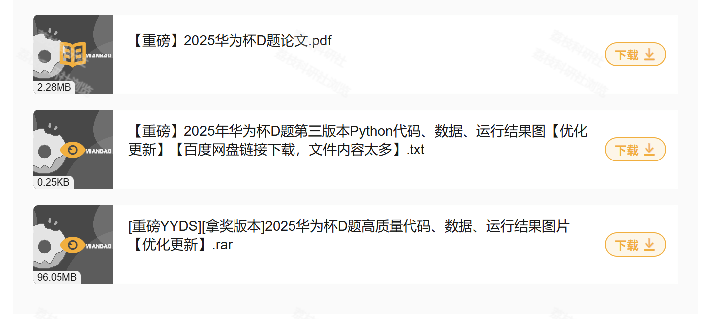 BCDE题重磅更新|YYDS|2025年华为杯|研究生数学建模|思路、代码、论文|持续更新到比赛结束！-CSDN博客