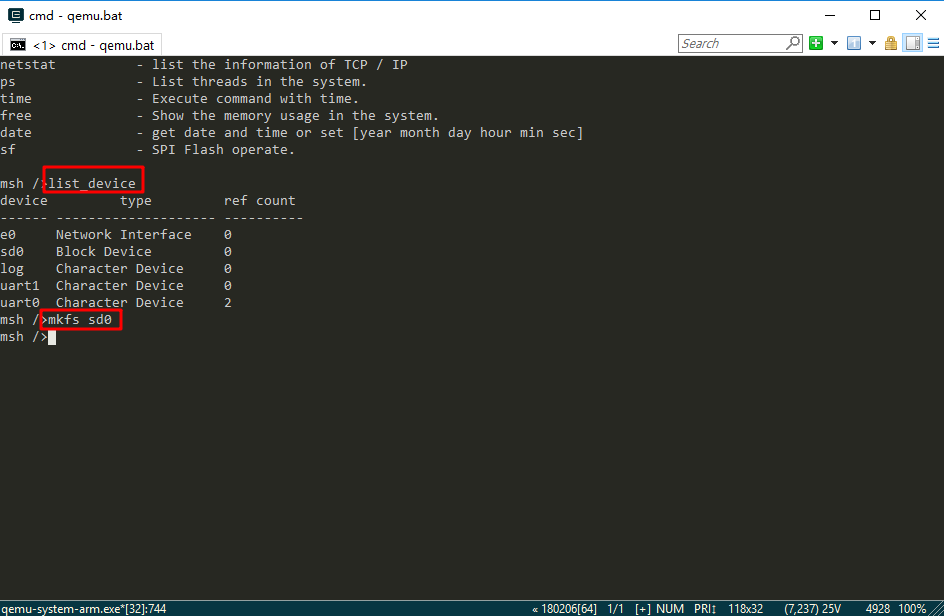 rt-thread学习之路第六十三章--windows上qemu运行rt-thread_qemu windows gui-CSDN博客