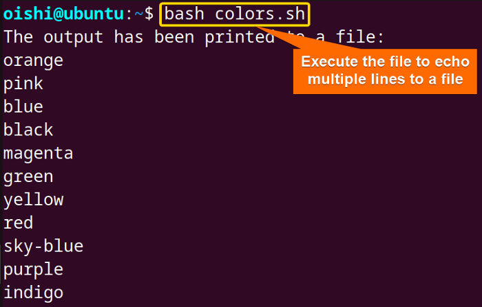 How to Echo Multiline to a File in Bash [3 Methods]-CSDN博客