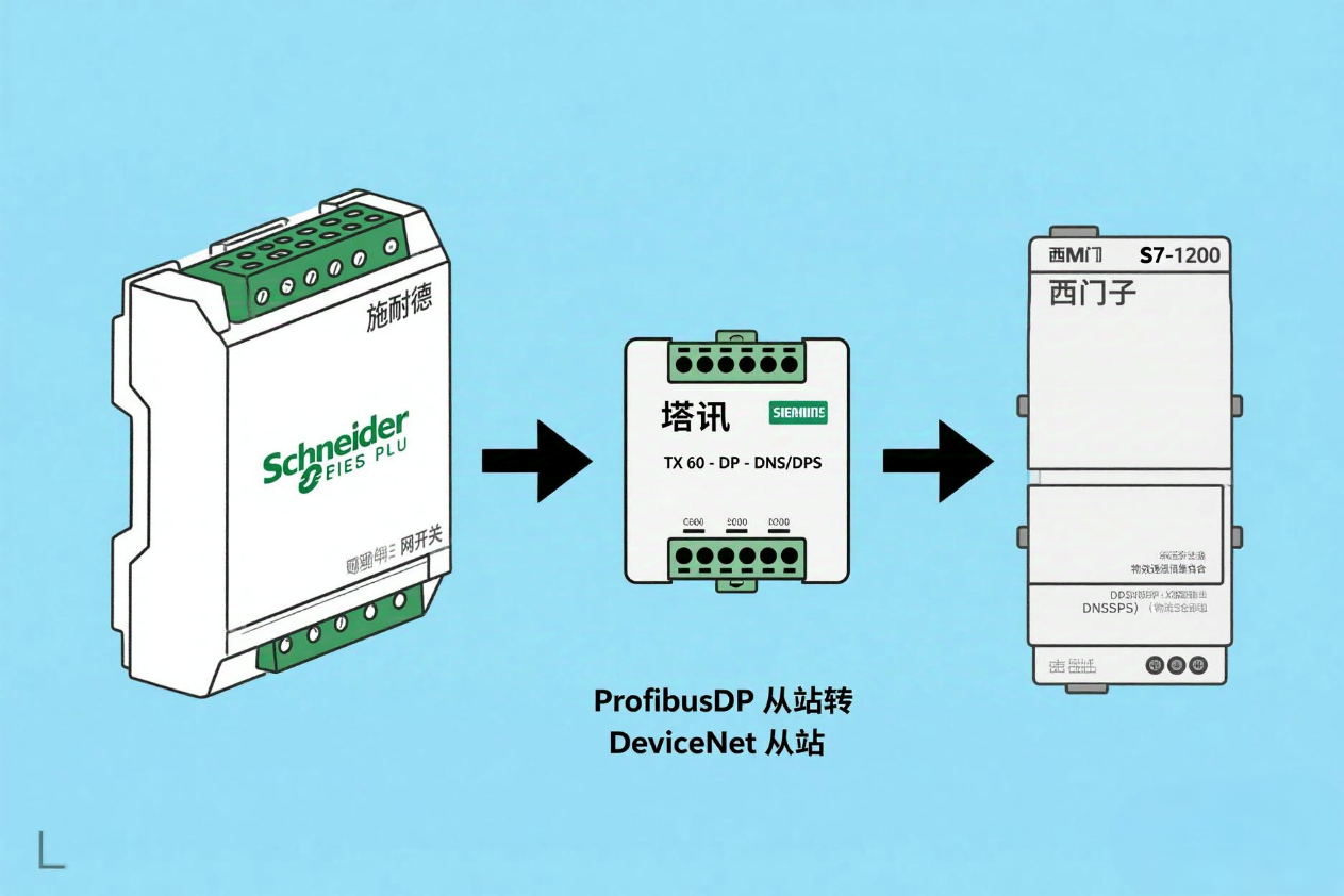 ProfibusDP 转 DeviceNet 施耐德 PLC 与西门子 S7–1200 构建物流仓储货物分拣稳定通信网络案例_devicenet转profibus-CSDN博客