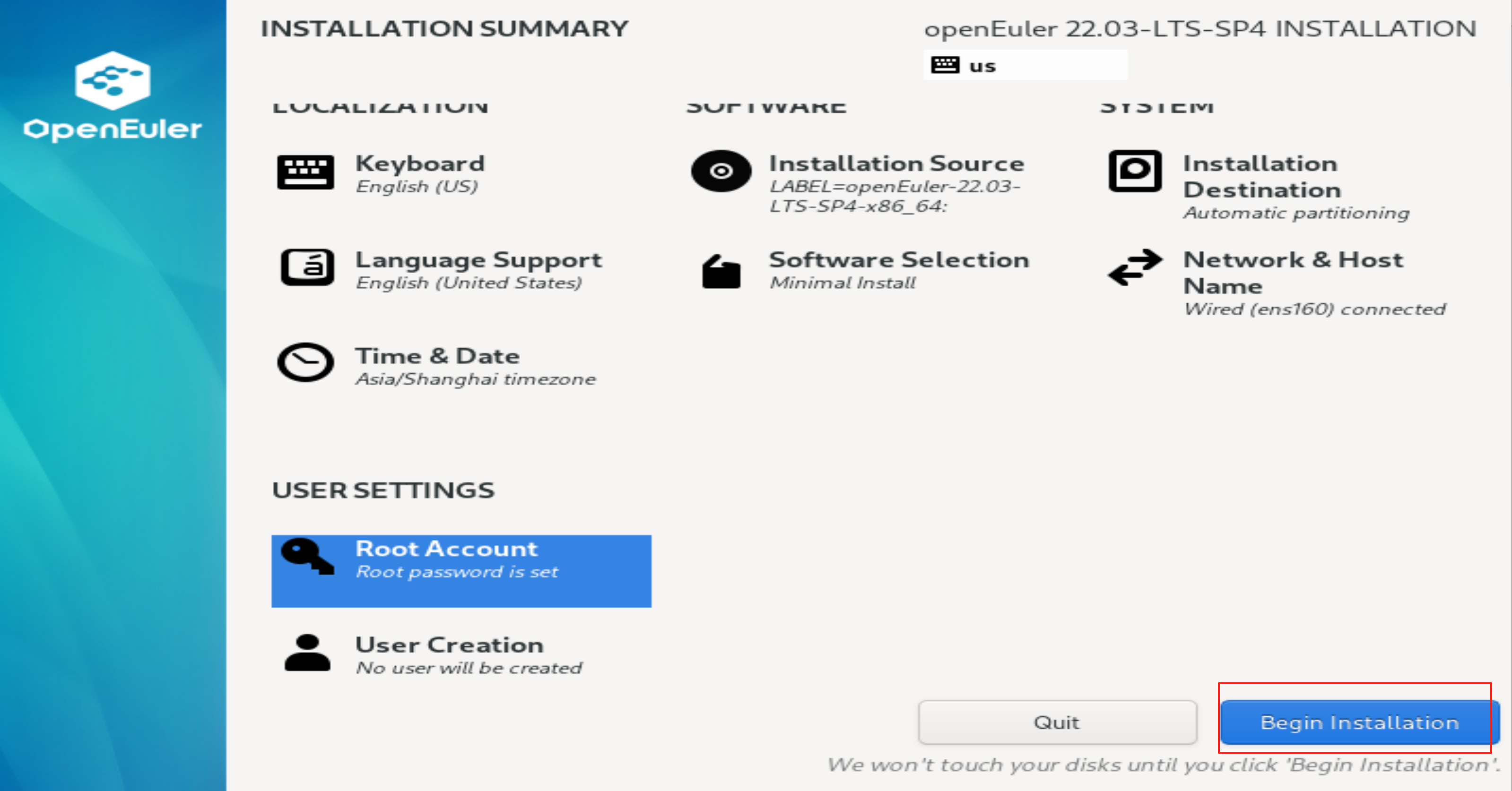 VMware安装openEuler22.03操作系统_openeuler 22.03-CSDN博客