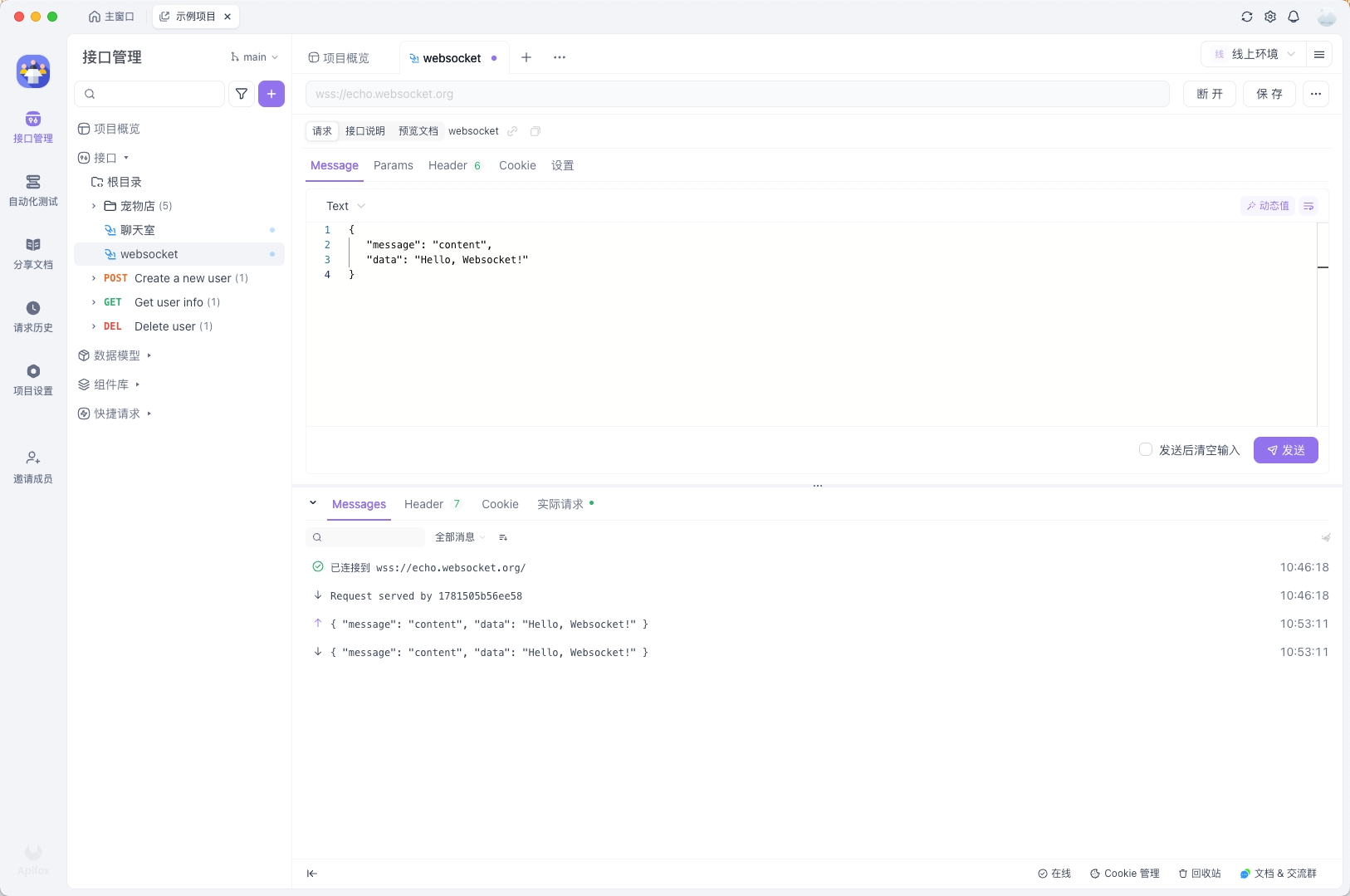 WebSocket调试神器对决：Apipost凭何碾压Apifox？_apipost调试ws-CSDN博客