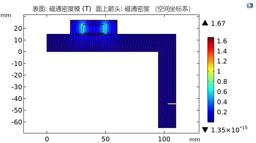 COMSOL电磁超声仿真: Crack detection in L-shaped aluminum plate via ...