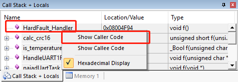 关于程序进入HardFault_Handler中的排查方法_keil进入hardfault后如何查看上一个执行的函数-CSDN博客