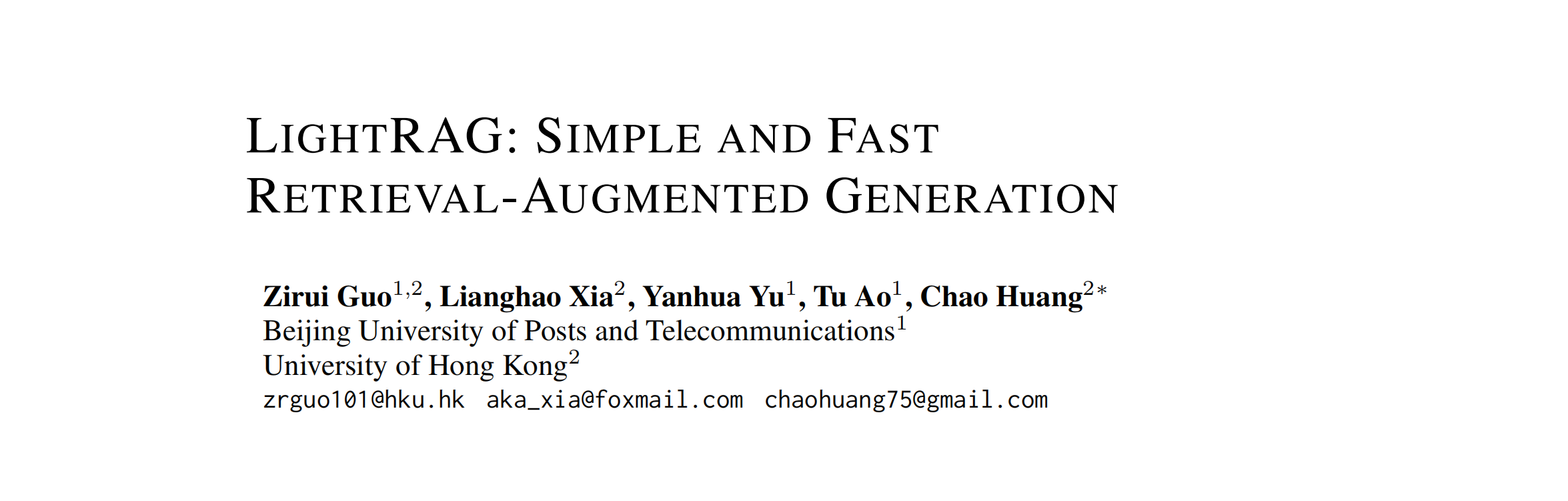 LightRAG：用图结构和双层检索打造更智能的RAG系统-CSDN博客