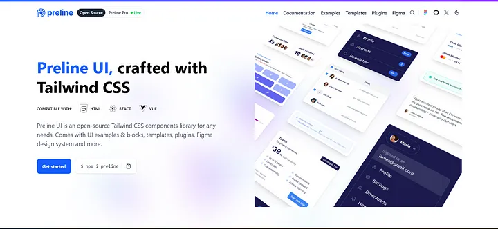 2025年值得关注的12+个免费开源 Tailwind UI 替代品（绝佳精选推荐）-CSDN博客