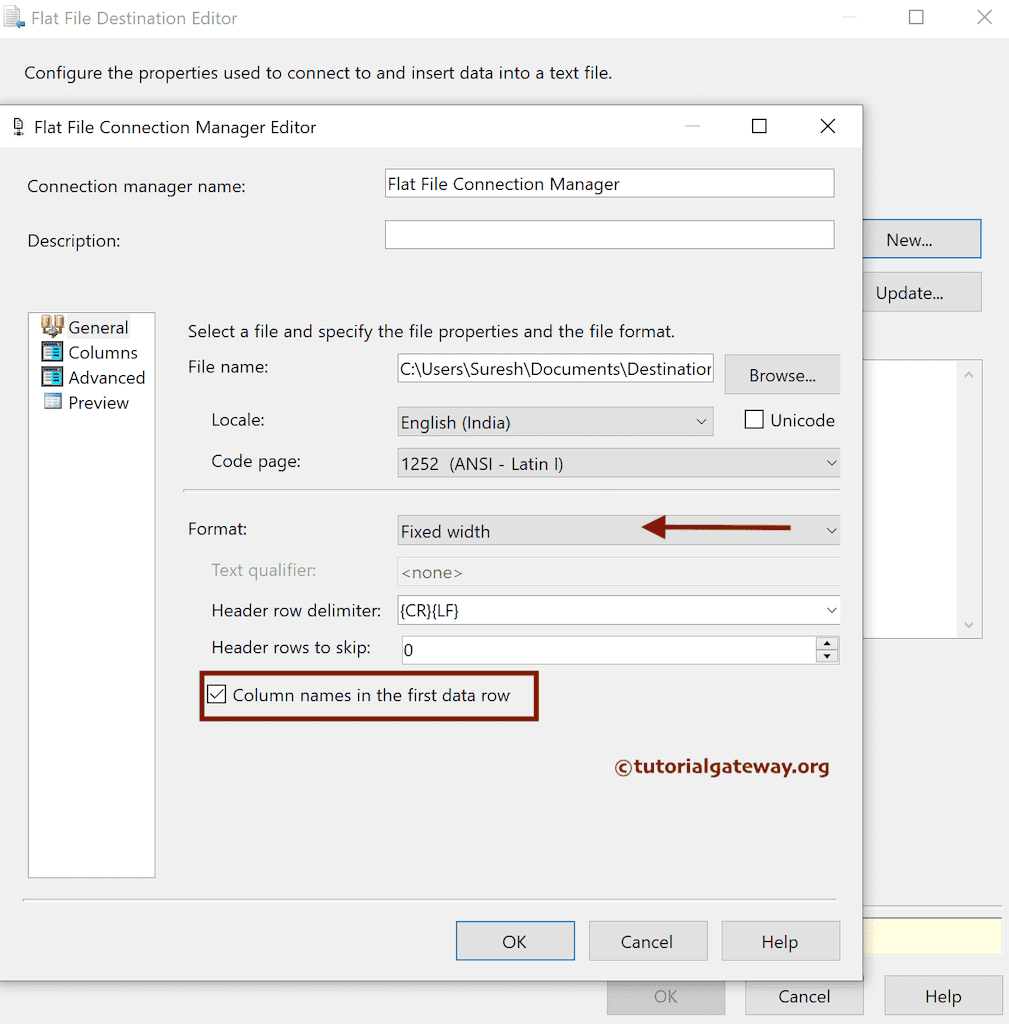Export SQL Server table records to a fixed width flat file-CSDN博客