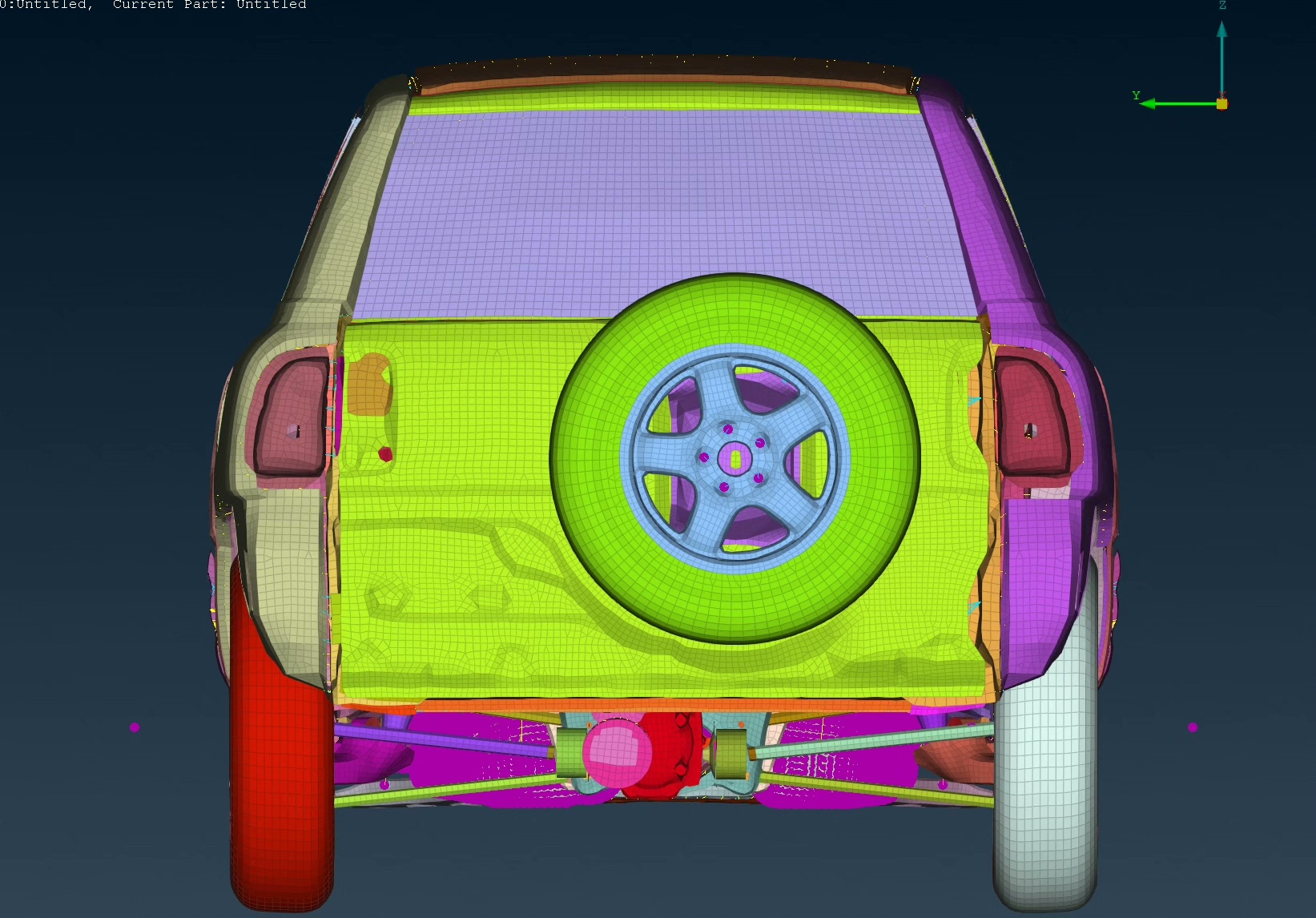前处理hypermesh 的 dyna 的汽车碰撞CAE分析 主要内容包含： 1-CSDN博客