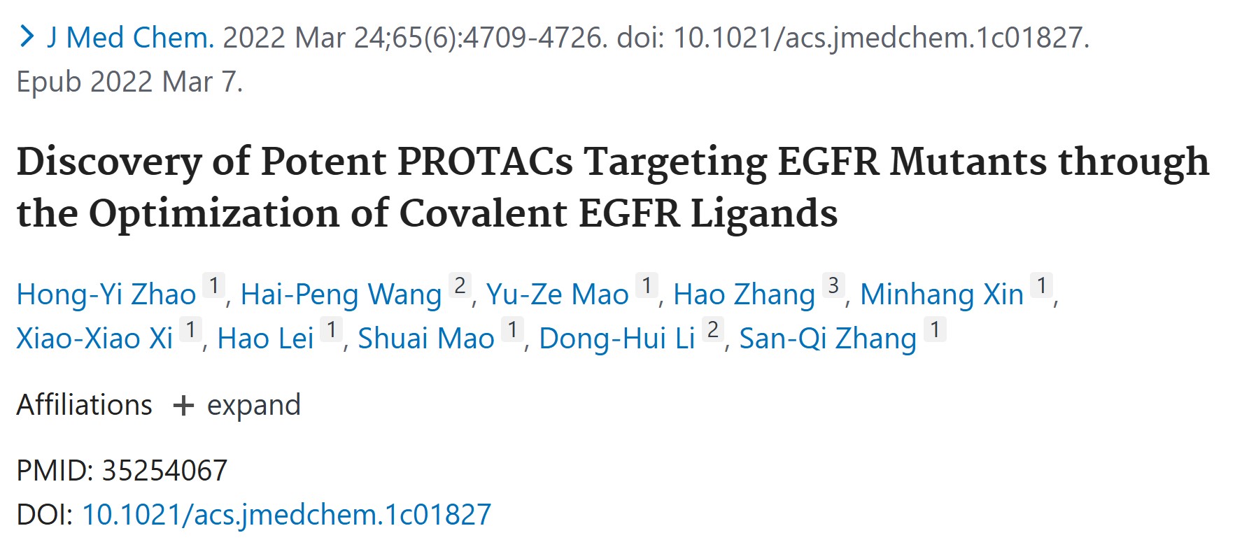 基于EGFR配体优化的高效突变体PROTACs研究进展_张三奇 egfr-CSDN博客