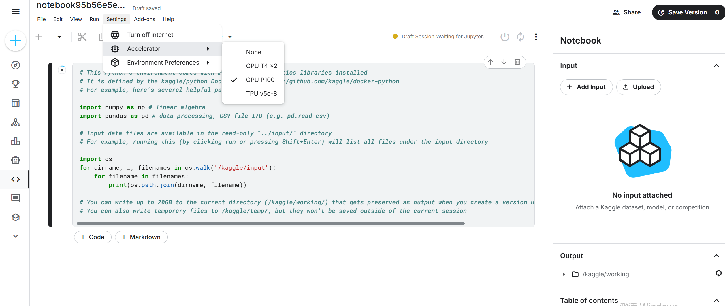 kaggle开启gpu使用-CSDN博客