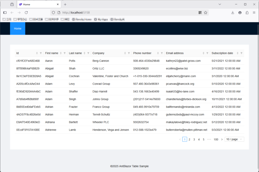 在Blazor WebAssembly中使用Ant Design Blazor构建自定义表格组件-CSDN博客