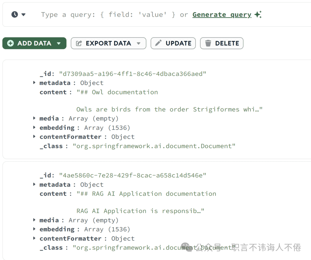 Spring AI系列之使用 MongoDB 和 Spring AI 构建 RAG 应用 _spring-ai-mongodb-store-CSDN博客